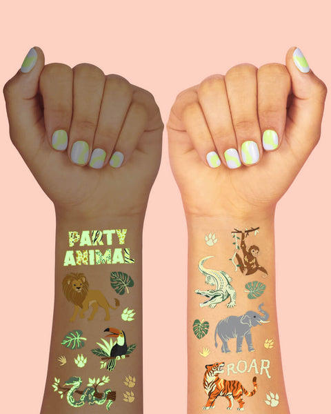 Go Wild Glo Tats - 52 temporary tattoos – xo, Fetti