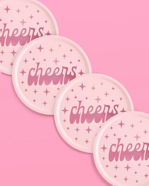 Cheers Plates - 25 paper plates – xo, Fetti