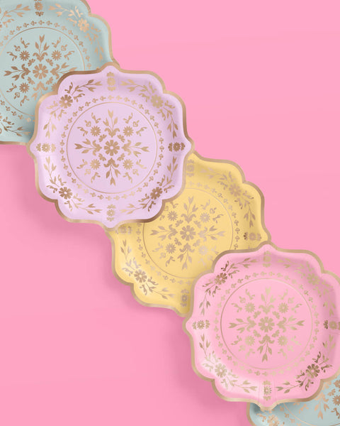 Tea Time Plates - 24 paper plates – xo, Fetti