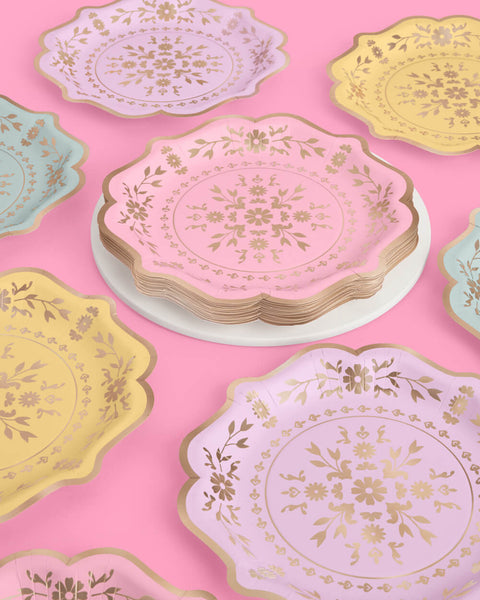 Tea Time Plates - 24 paper plates – xo, Fetti