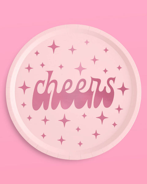Cheers Plates - 25 paper plates – xo, Fetti
