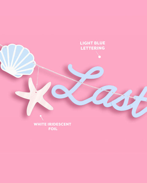 Last Splash Banner - matte blue banner – xo, Fetti