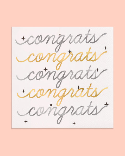 Congrats Grad Napkins - 50 paper napkins – xo, Fetti