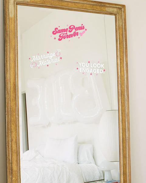 Same Decals Forever - mirror decal set – xo, Fetti