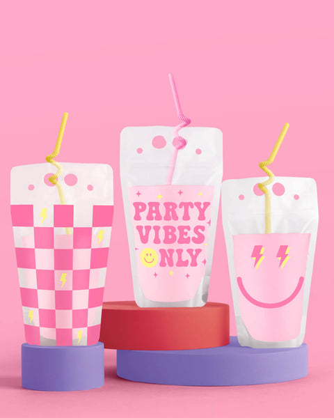 Preppy Party Sippers - 15 drink pouches – xo, Fetti