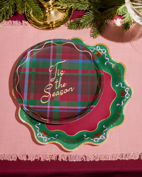 Tis the Season Plate Set - 32 paper plates, 2 sizes – xo, Fetti