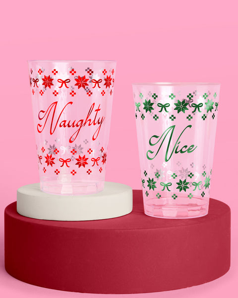 Naughty + Nice Cups - 30 plastic cups – xo, Fetti
